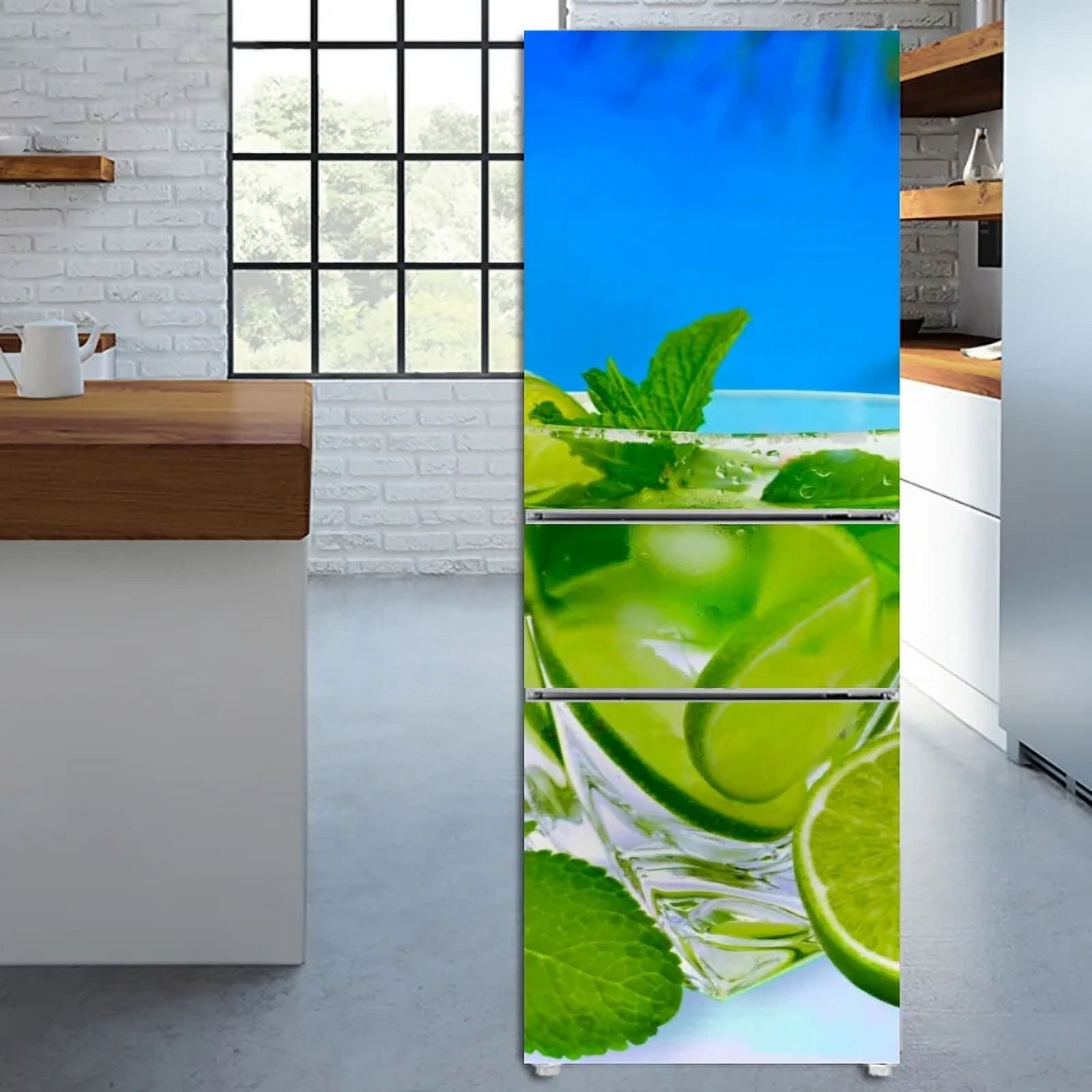 Whisky Alcoholic Drinks Refrigerator Door Sticker Beer Smoke Fridge ...