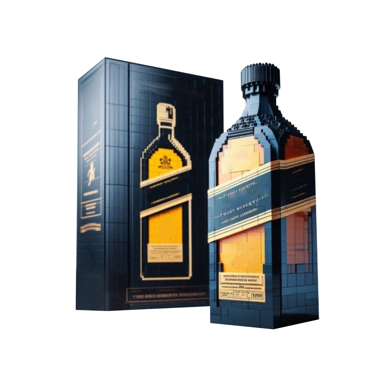Whisky Bottle Building Blocks, Building Toys – Cartoon Action Figure ...