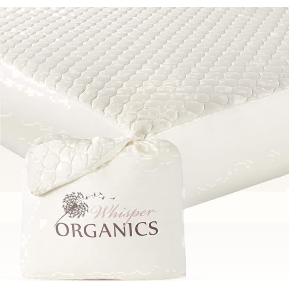 Free Shipping! Whisper Organics, 100% Organic Mattress Protector ...