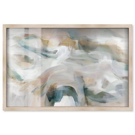 Whispering Colors IV Shadowbox Print Muted Abstract Art by Art Remedy ...