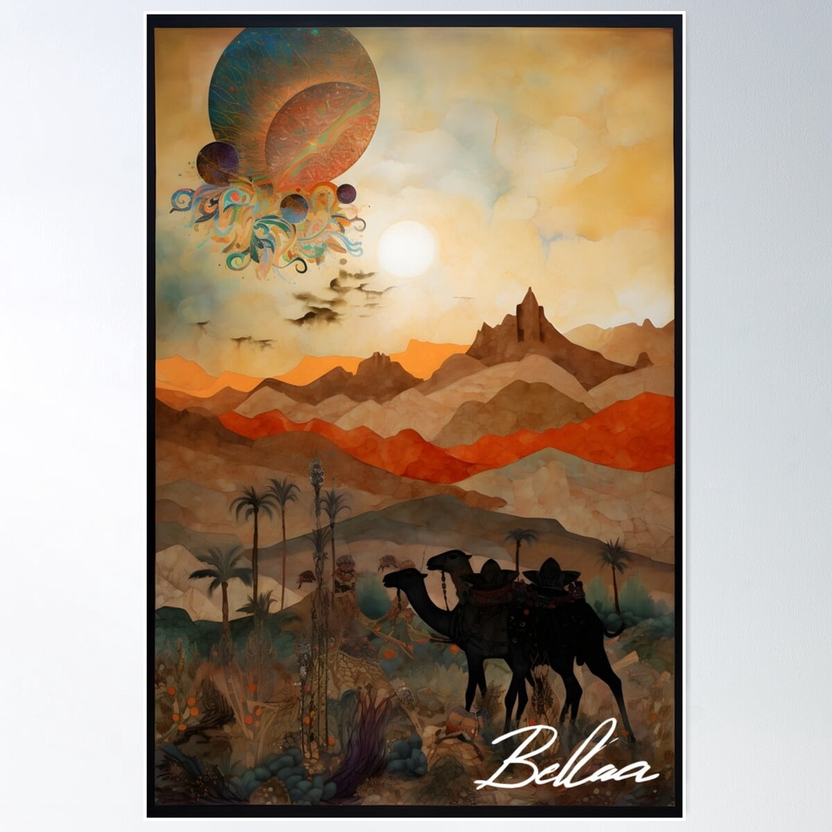 The Whispering Wind, By Artist Bella Catza, Canvas Decor, Wall Art ...