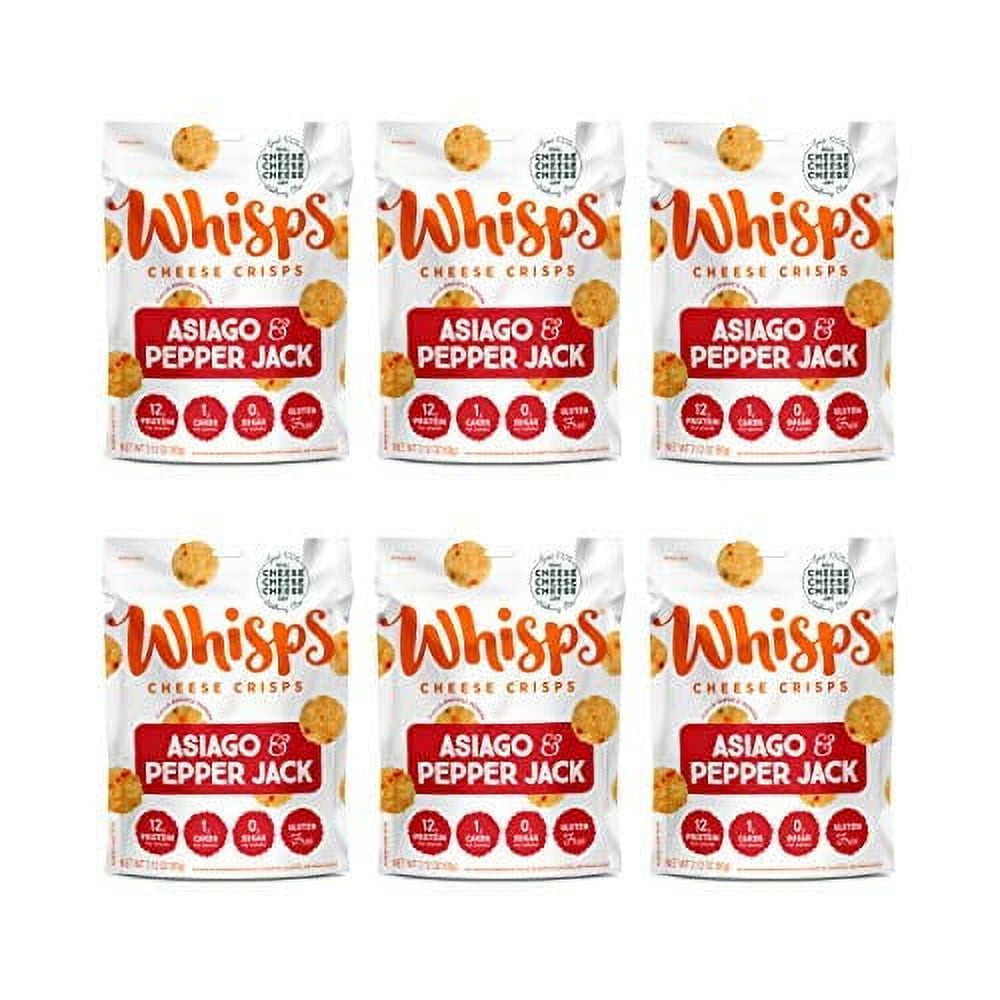 Whisps Cheese Crisps Asiago .. & Pepper Jack | .. Healthy Snacks | Keto ...