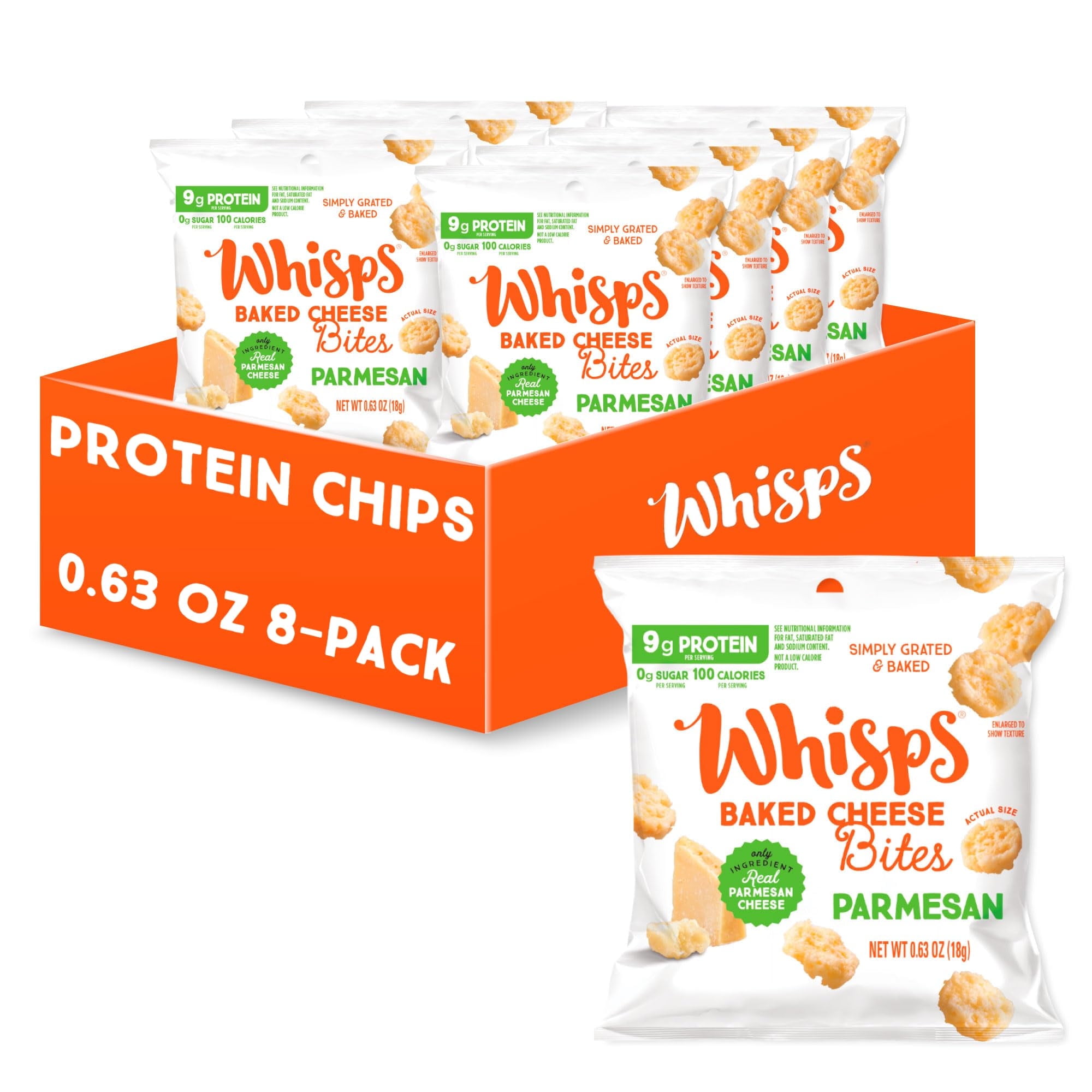 Whisps Cheese Crisps Parmesan CM31 Cheese | Protein Chips | Healthy ...