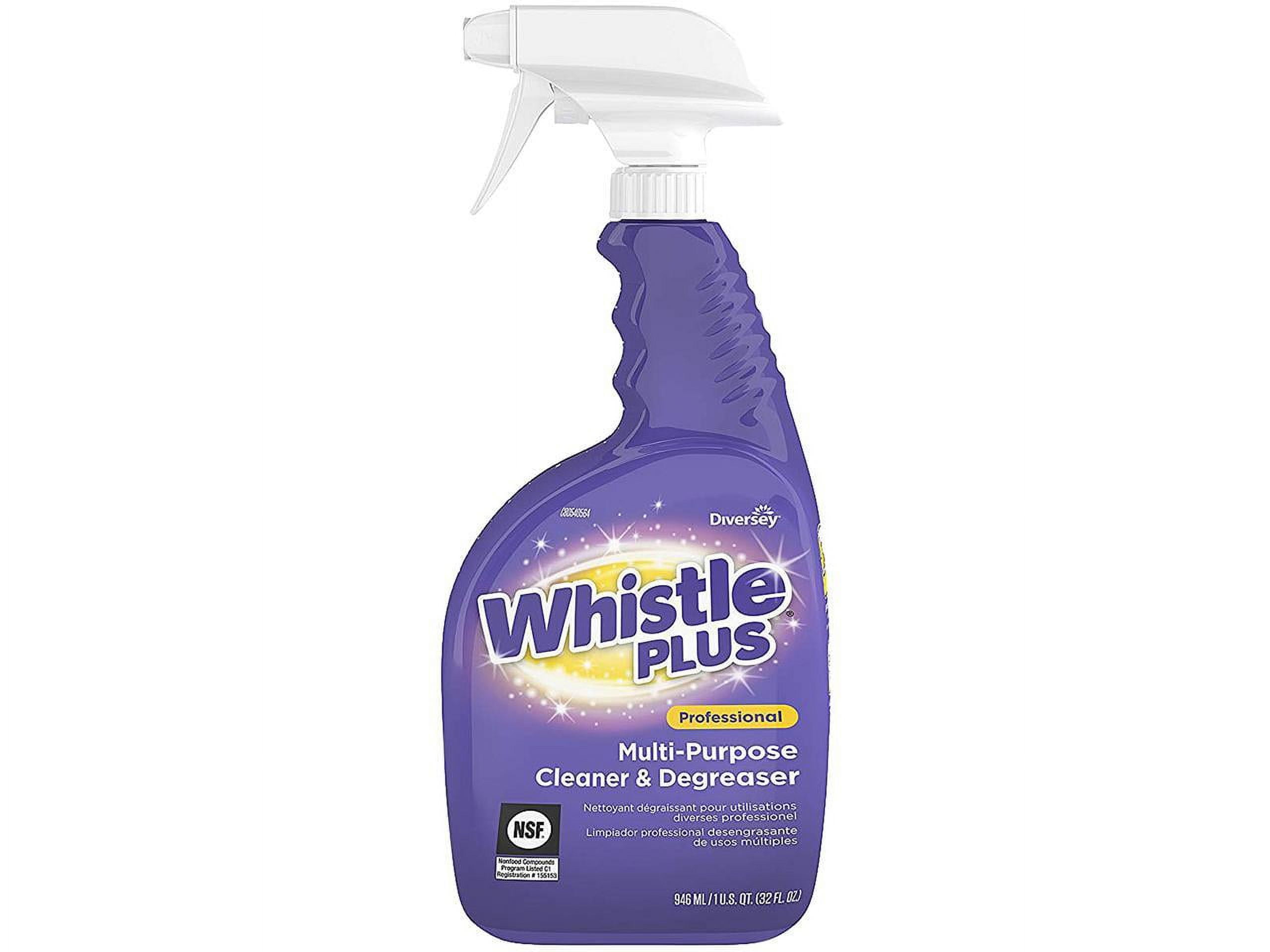 Whistle Plus Multi-Purpose Cleaner and Degreaser, 32oz Bottle, Citrus ...