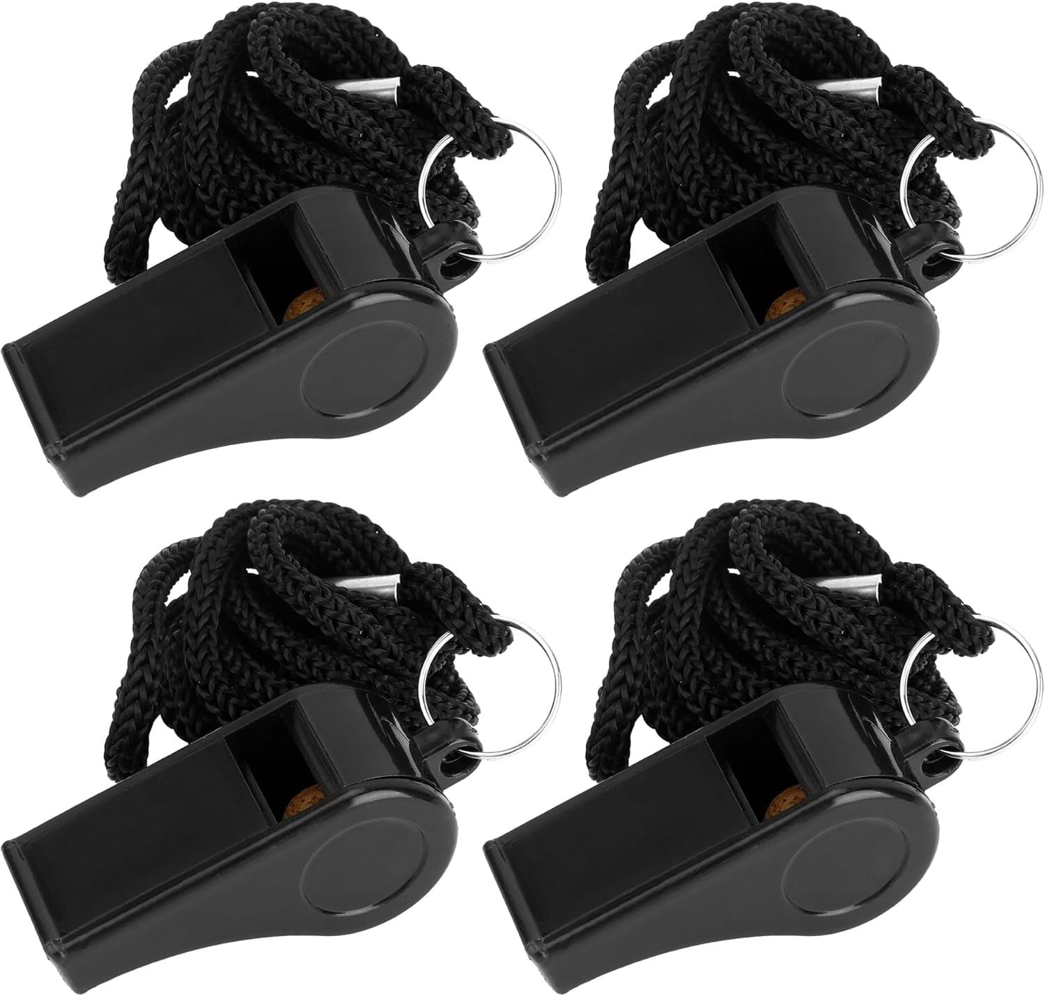 Whistle, Whistle for Coaches, 4 Pack Plastic Whistles for Adults, Coach ...