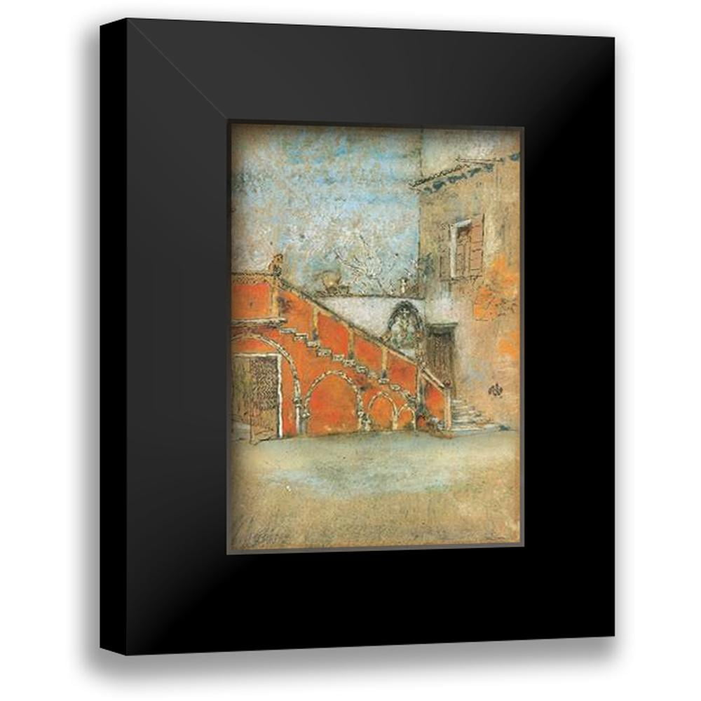 Whistler, James McNeill 14x18 Black Modern Framed Museum Art Print Titled - The Staircase Note ...