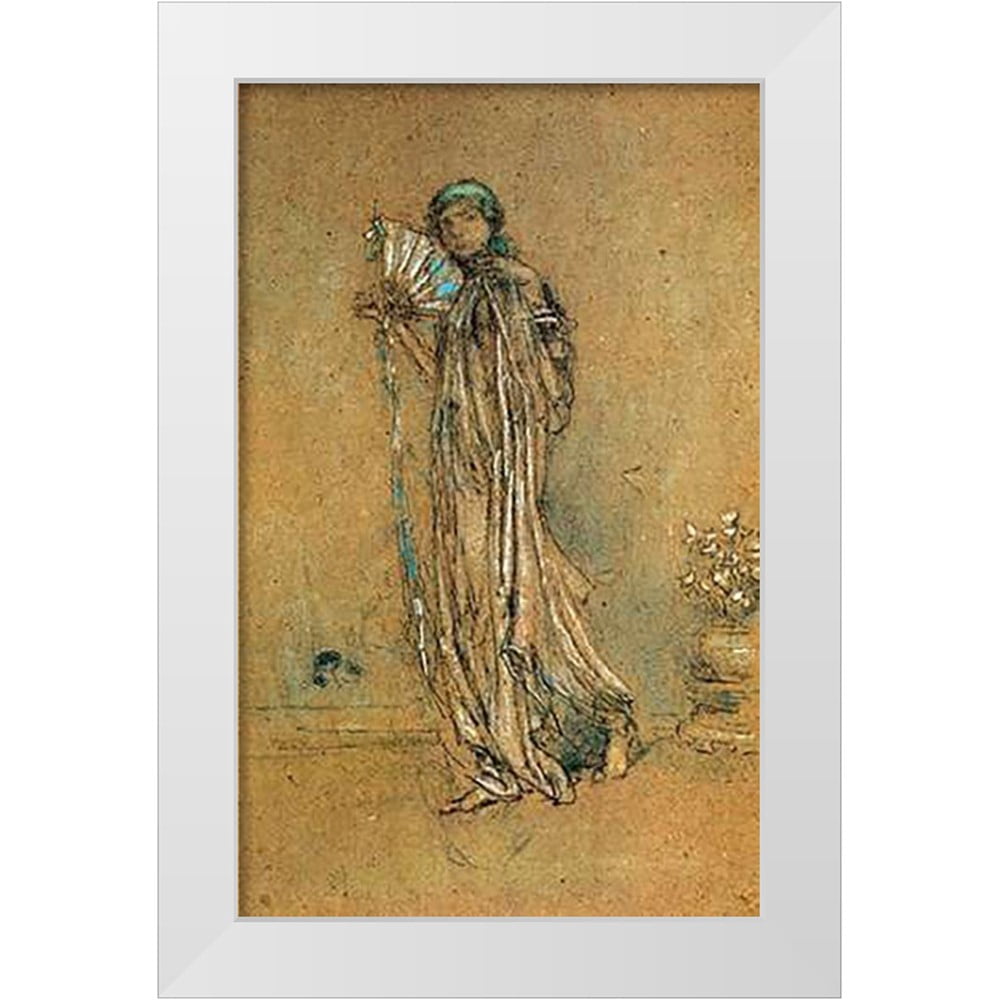 Whistler, James McNeill 17x24 White Modern Wood Framed Museum Art Print ...
