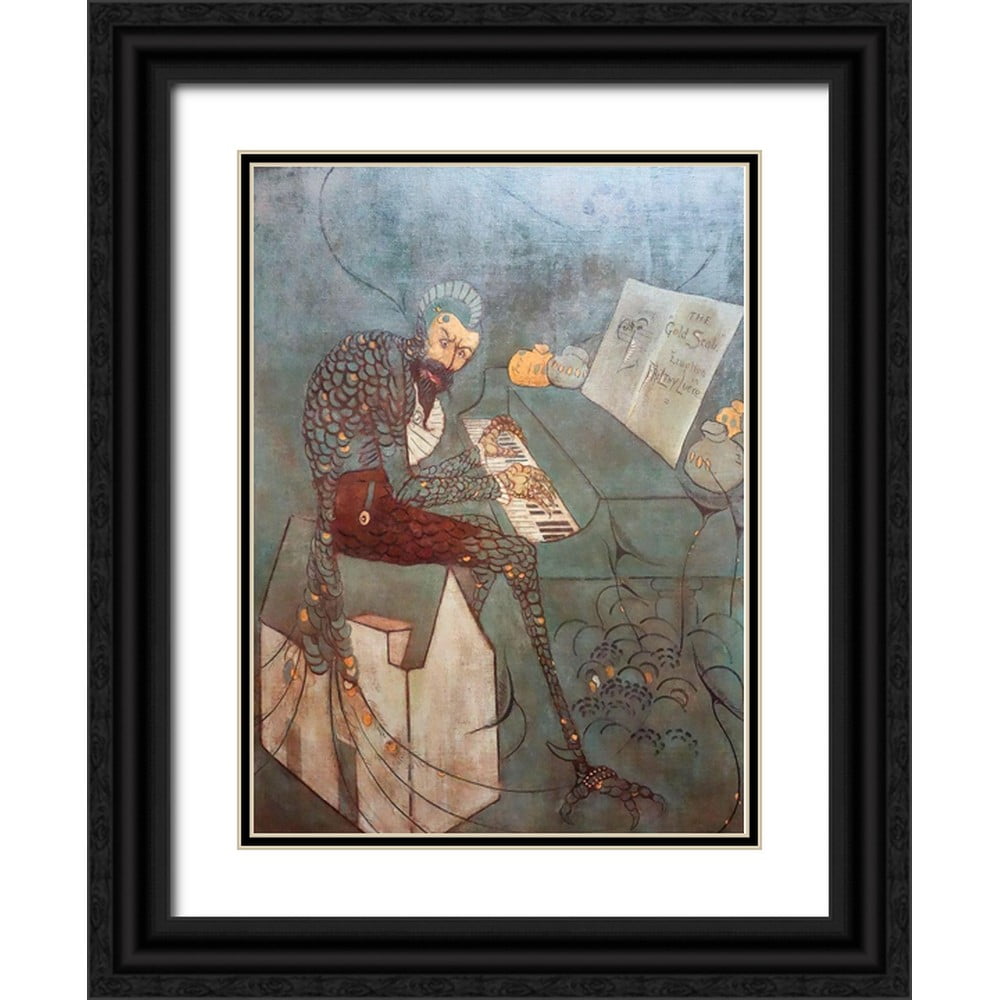 Whistler, James McNeill 19x24 Black Ornate Wood Framed with Double ...