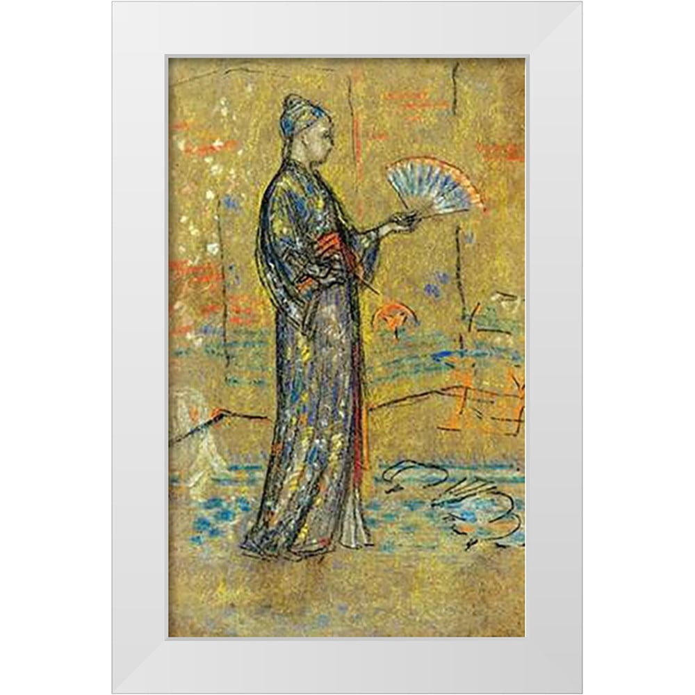 Whistler, James McNeill 21x32 White Modern Wood Framed Museum Art Print ...