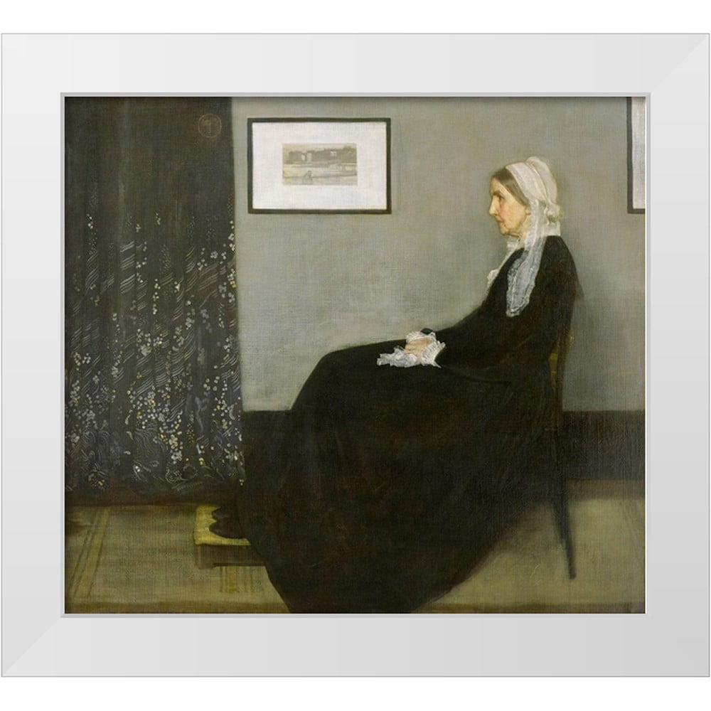 Whistler, James McNeill 29x26 White Modern Wood Framed Museum Art Print ...