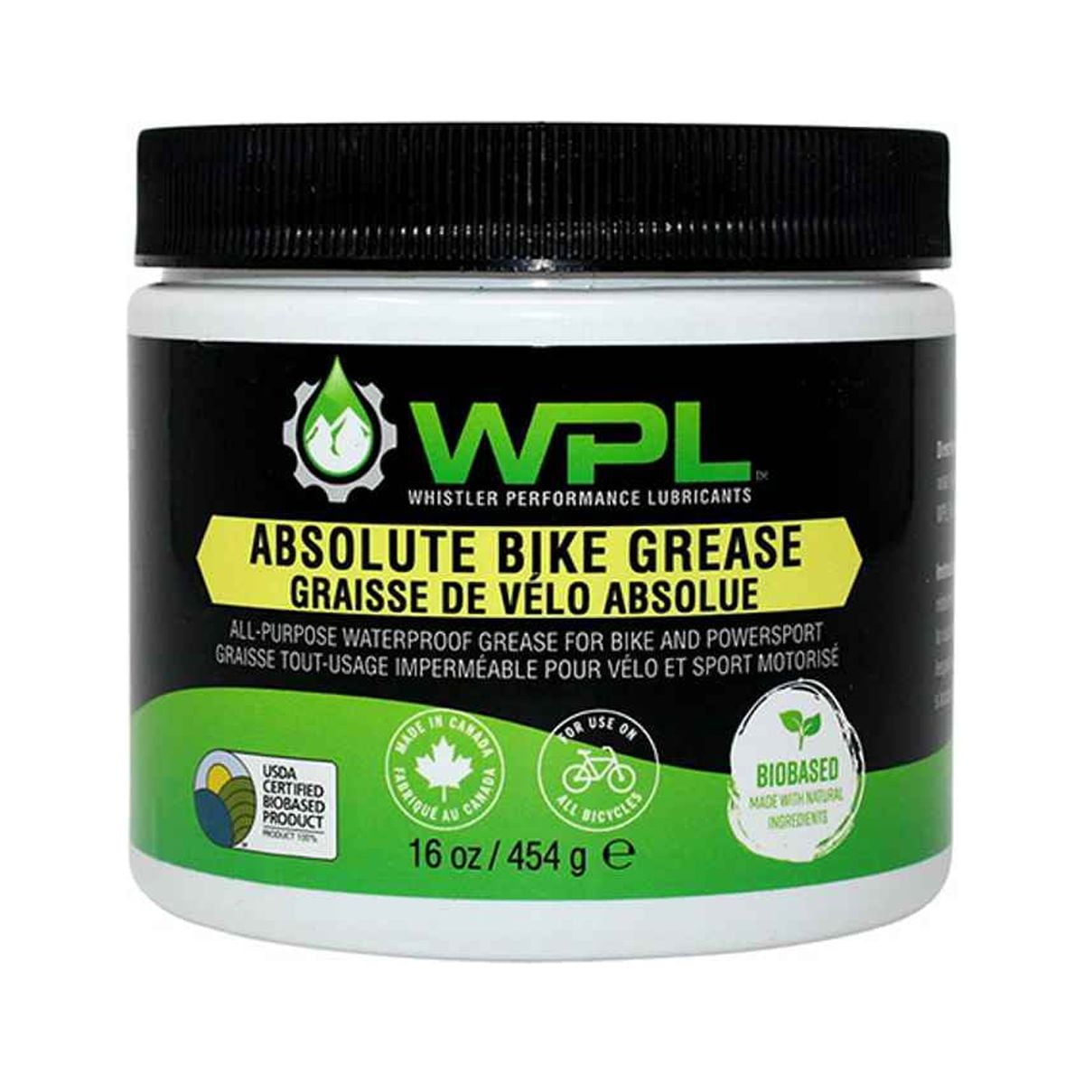 WPL Absolute Bicycle Grease 454g - All-Purpose Bike Grease and Lube for ...