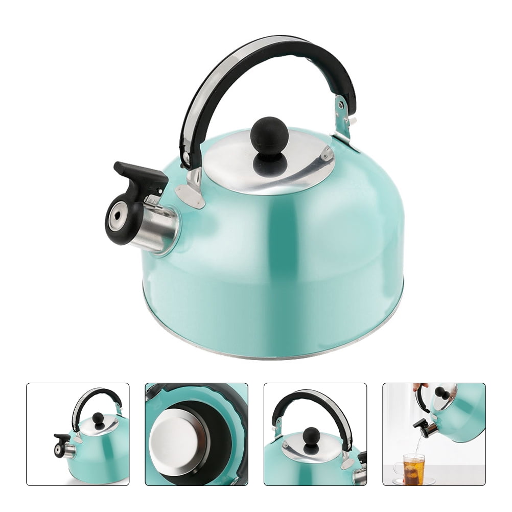 Whistling Tea Kettle Practical Boiling Teapot Stainless Steel Tea ...