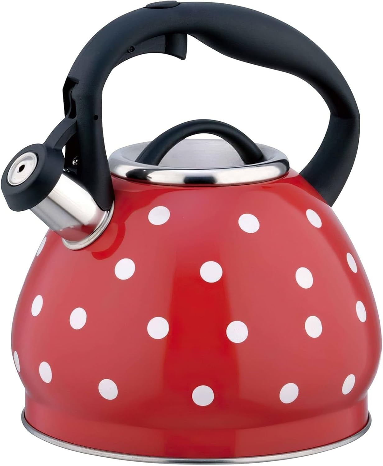 Whistling Tea Kettle for Stove Top, Food Grade Stainless Steel Teapot ...