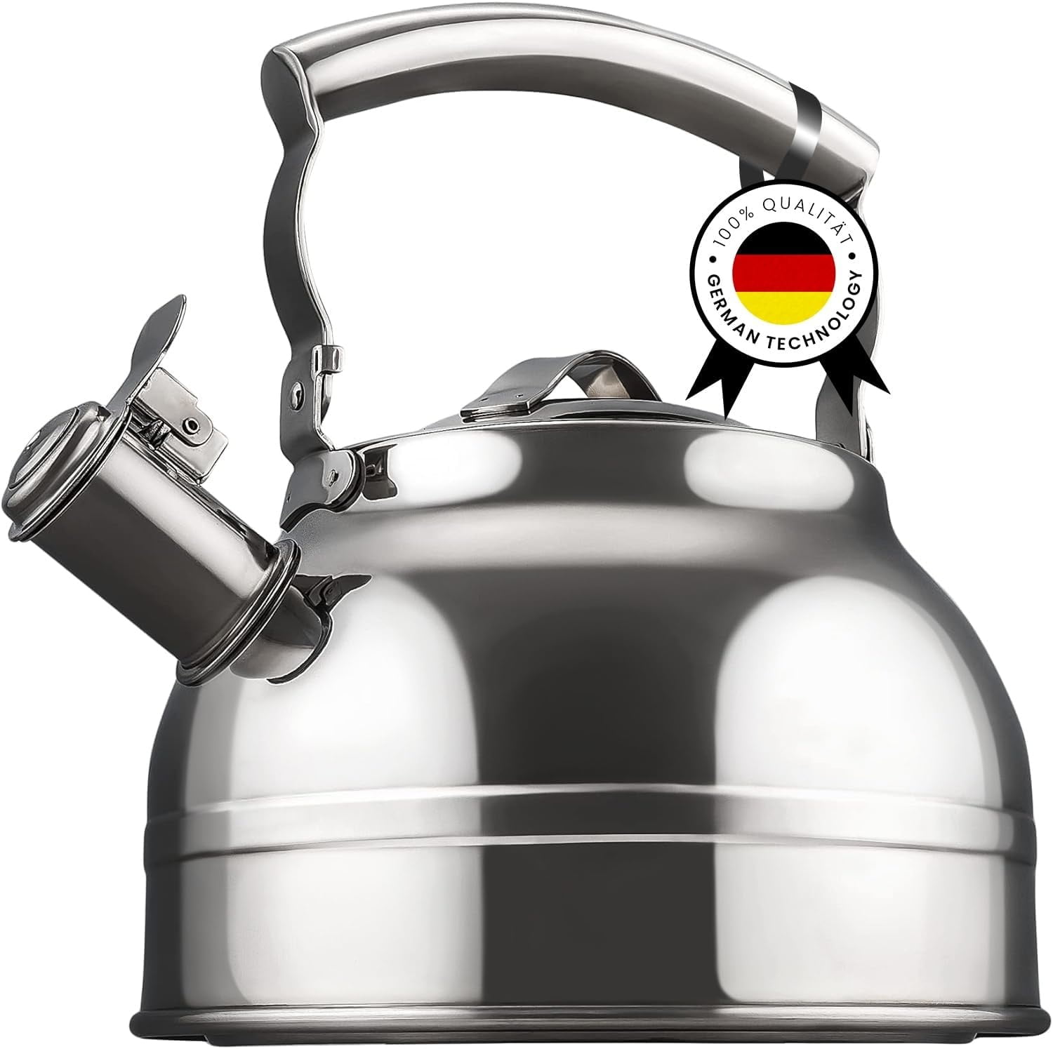 Whistling Tea Kettle Stovetop - Food Grade Stainless Steel Teapot for ...