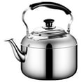 Whistling Tea Kettle Teapot Stainless Steel Whistling Tea Pot Metal ...