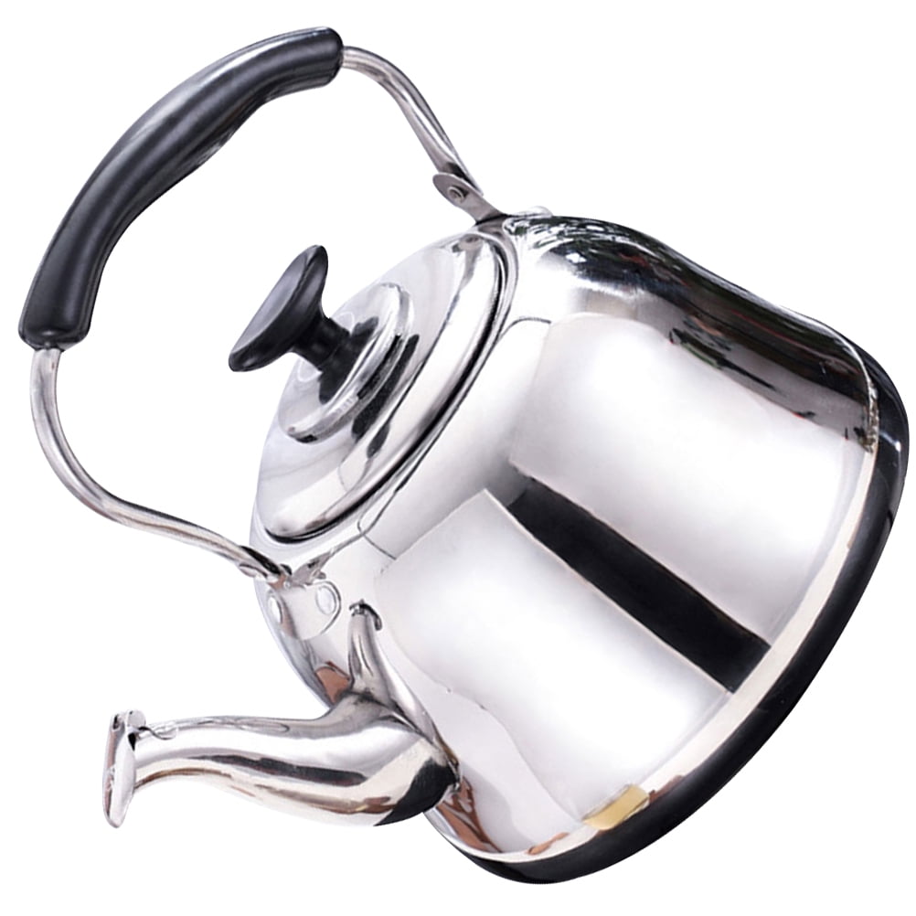 Homoyoyo Stainless Steel Whistling Tea Kettle Large Capacity Tea Pot ...