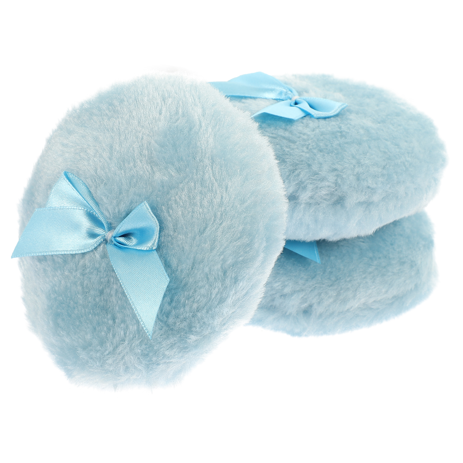 WhitBeach 3Pcs Travel Body Powder Puffs Comfortable Bowknot Powder ...