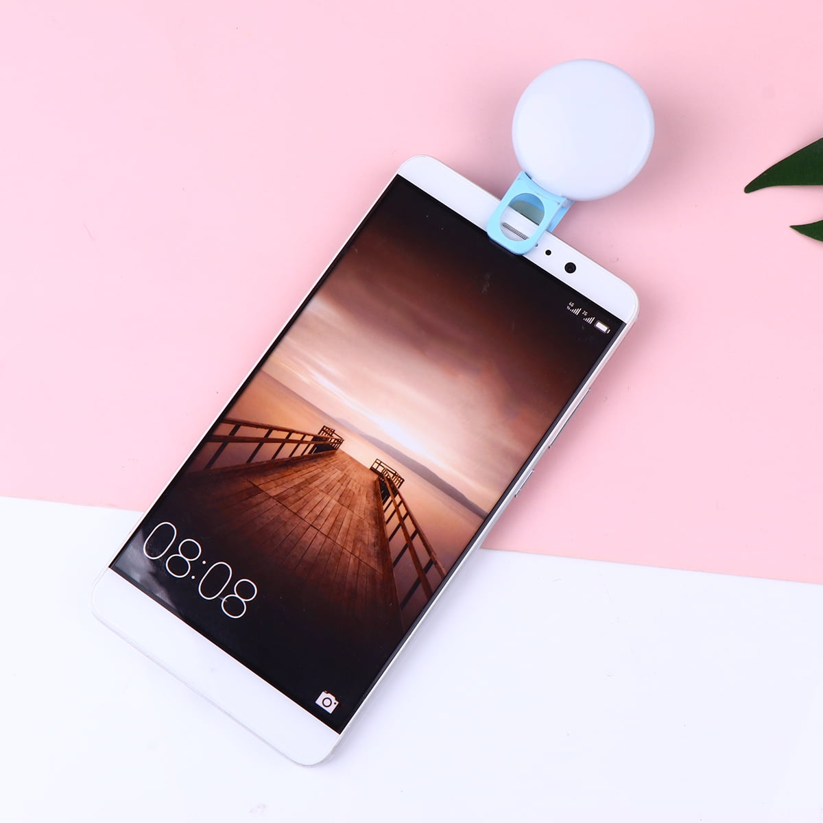 WhitBeach Portable LED Selfie Ring Lamp Clip-on Universal Mini Fill ...