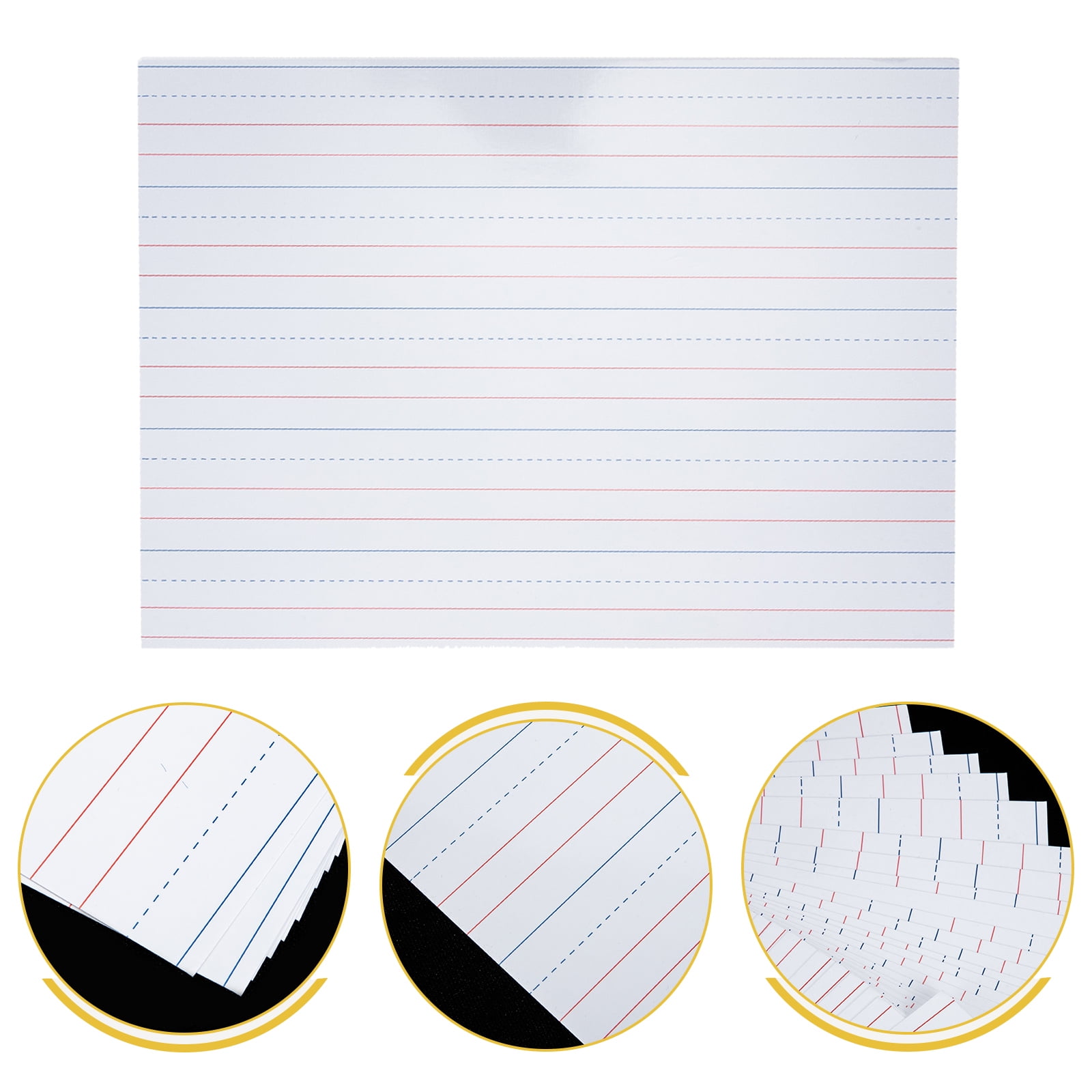Soimiss Erasable Paper,30Pcs Whiteboard Erasable Papers Sheets English ...