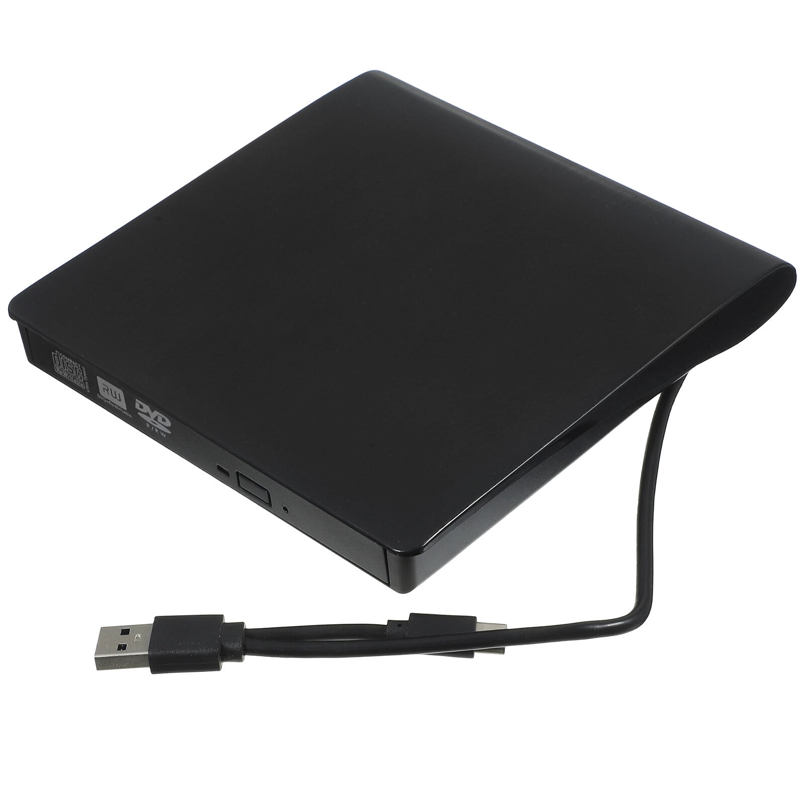 UNOMOR Cd/Dvd External Drive External CD DVD Drive Black ABS 1Pack ...