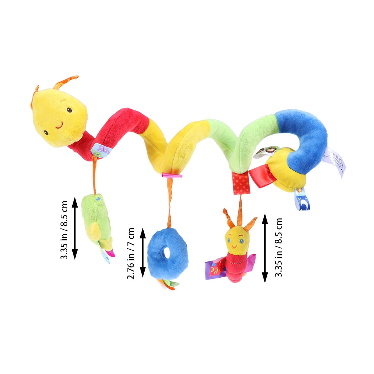 Whitbeach Kid Baby Crib Cot Pram Hanging Rattles Spiral Stroller&Car ...