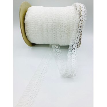 White 3/8" Baby Lace - Walmart.com