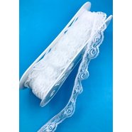 Wyla White Wedding Lace Trim 30 feet for Sewing and Crochet - Walmart.com