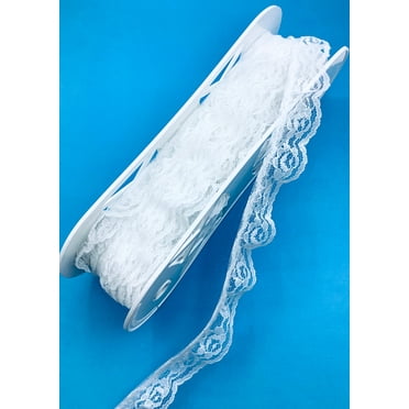 Wyla White Wedding Lace Trim 30 feet for Sewing and Crochet - Walmart.com