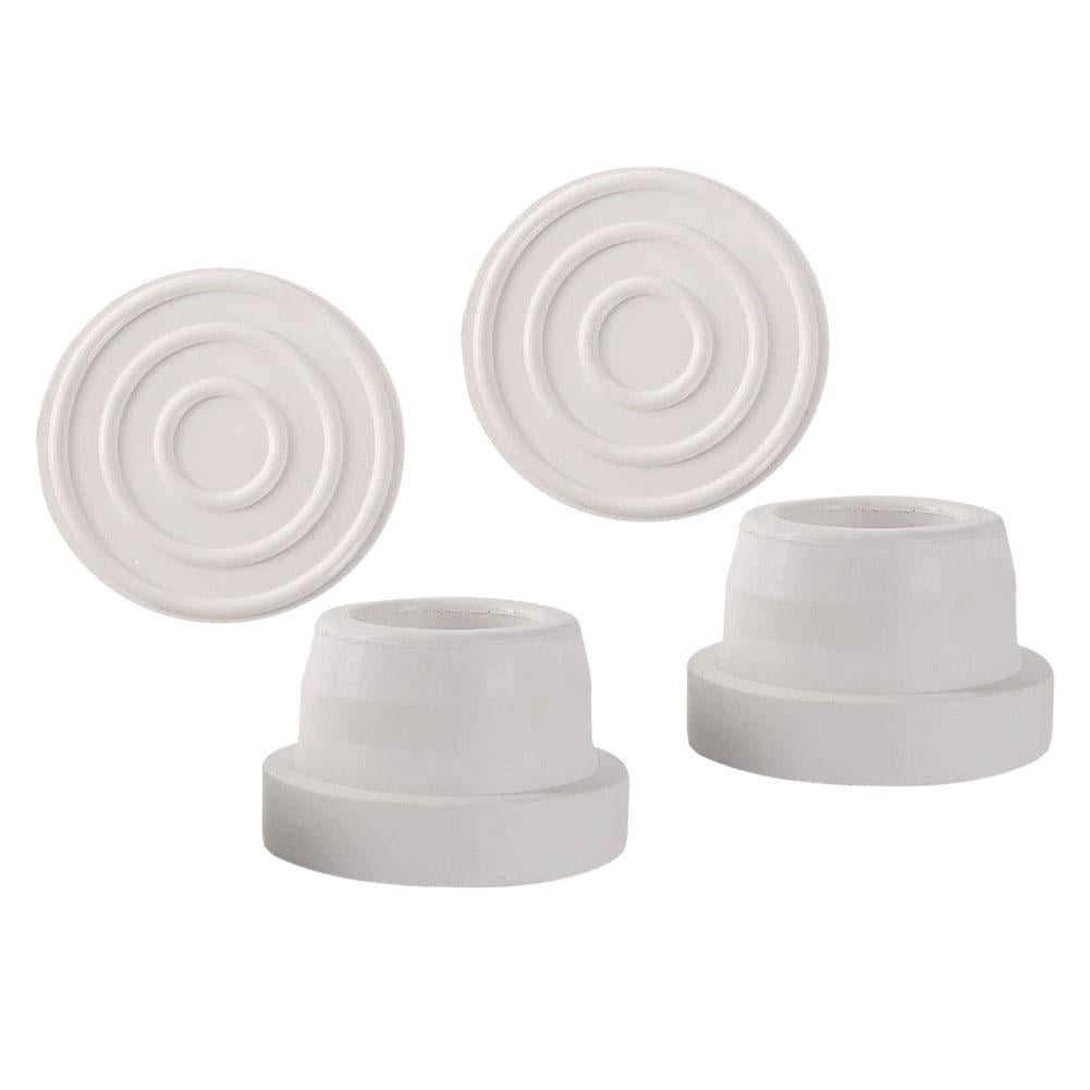 White 1~ 4 pcs Silicone Rubber Step Plugs for Inground Pool Ladders ...
