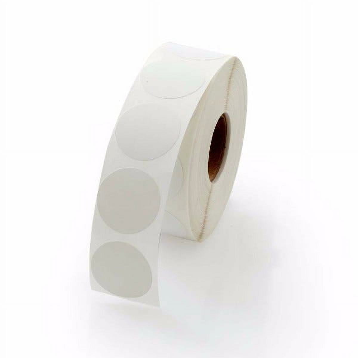 1" White Circle Stickers Roll, Dot Round Labels - Walmart.com