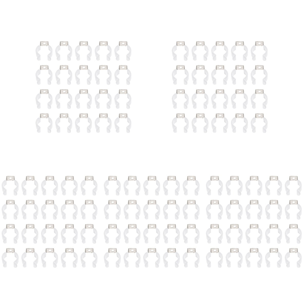 White 100 Pcs Celling Lights for inside House Indoor Uplight Bracket ...