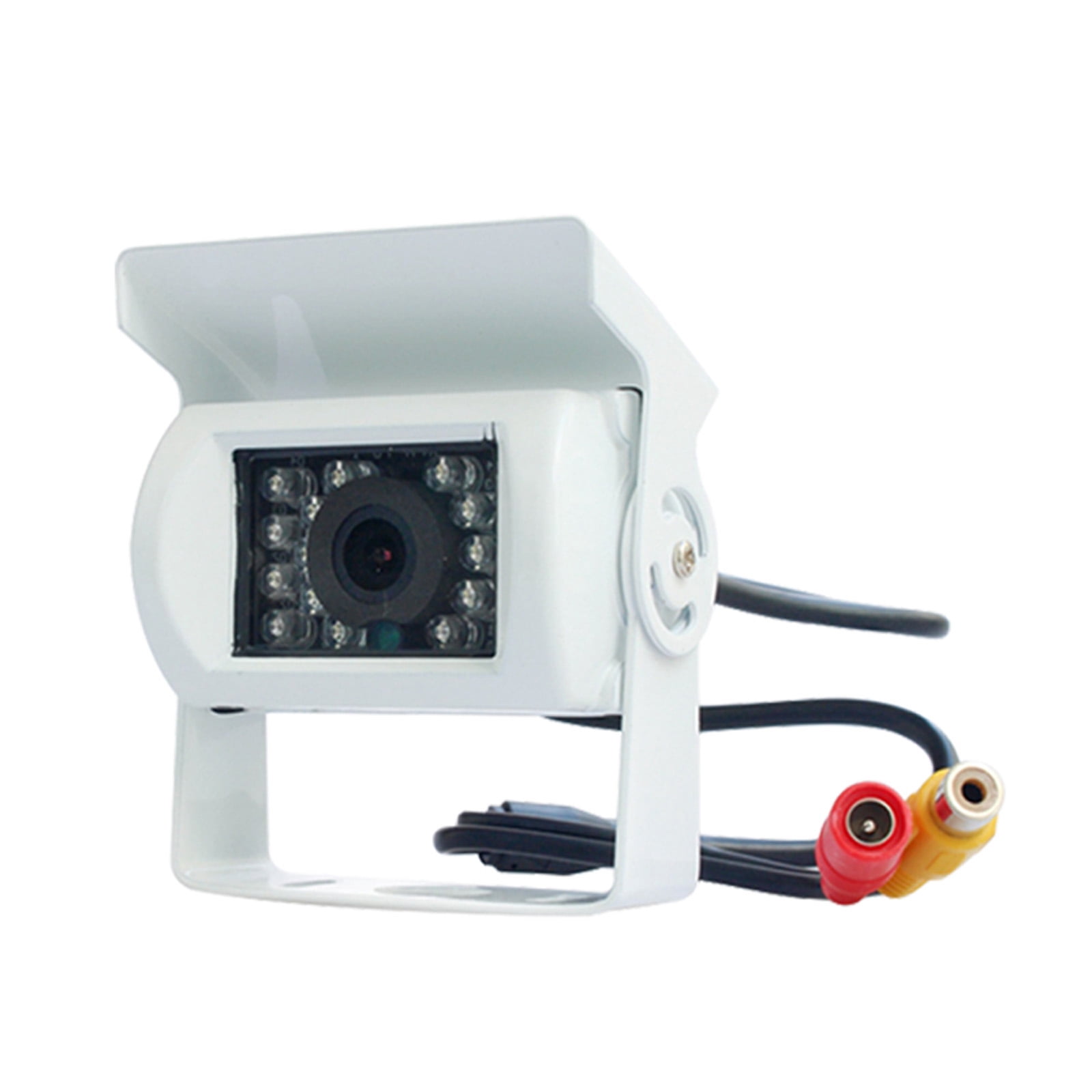 White 12V-24V For Bus Truck Reversing Camera 120° Heavy Duty 18 LED ...