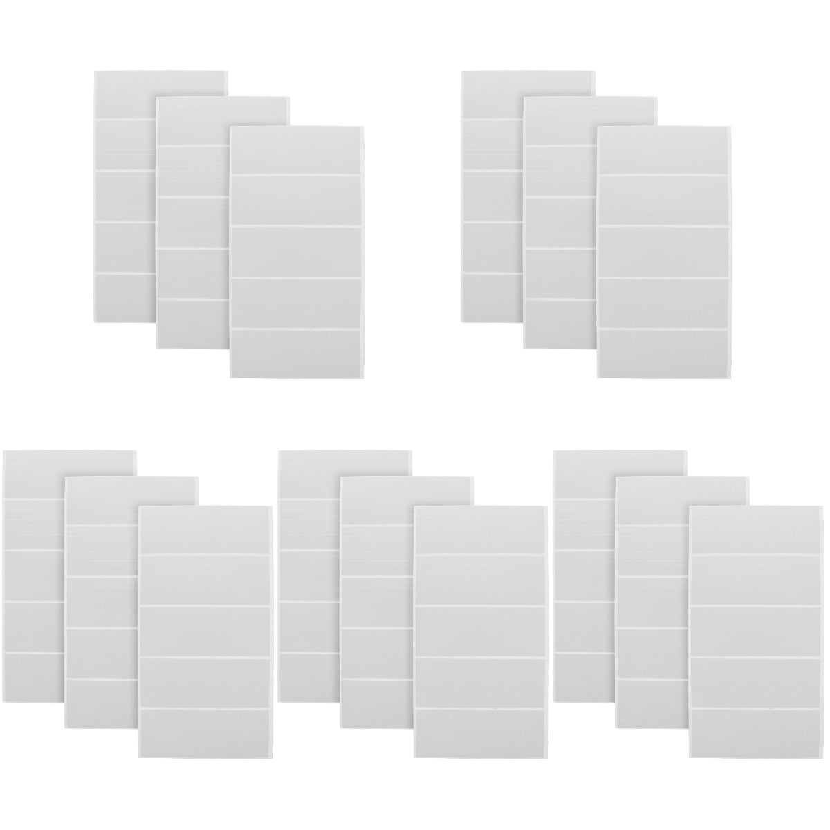 White 15 Sheets Duct Tape Foam Adhesive Squares Strip High Viscosity ...