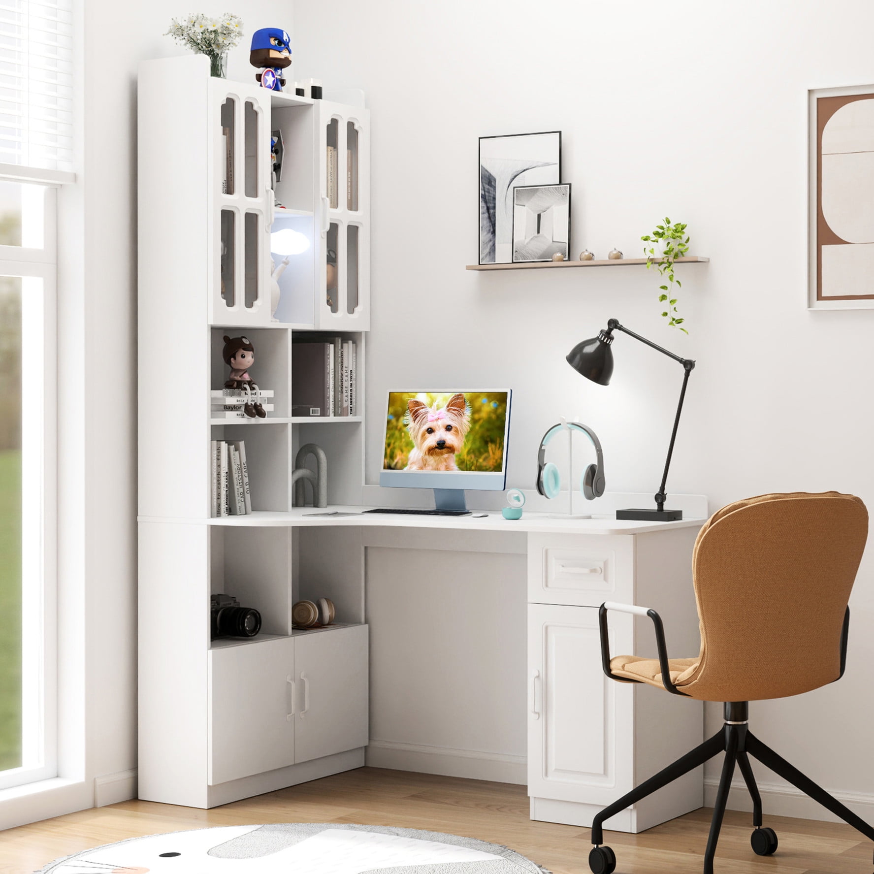 White 15mm Particle Board & 3mm MDF - Large Working Surface - Suitable ...