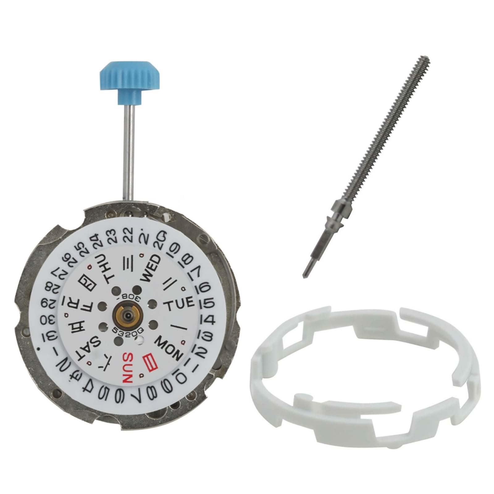 White 19.80MM 21 Jewels Automatic Watch Movement Replacement Watch ...