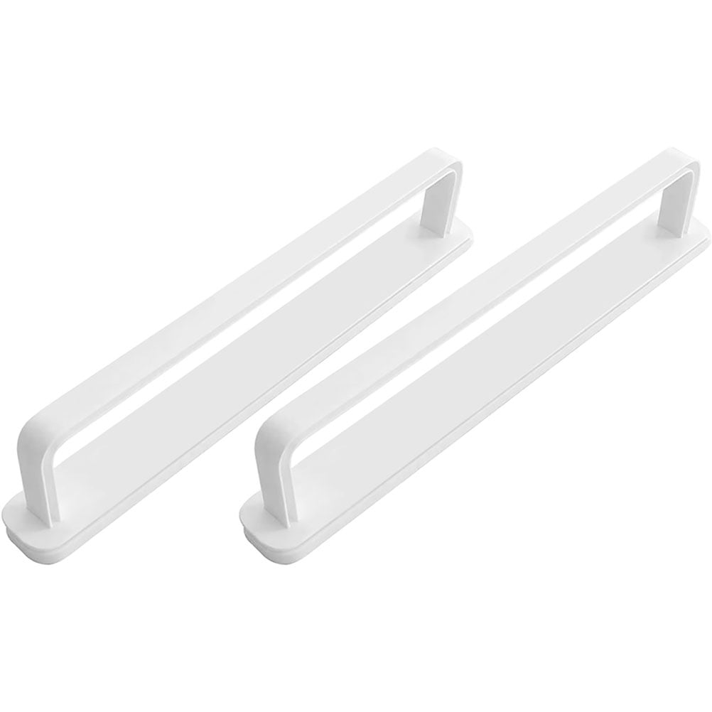 White 2 Pcs Abs Storage Shelving Housewarming Gifts Sliding Rack ...
