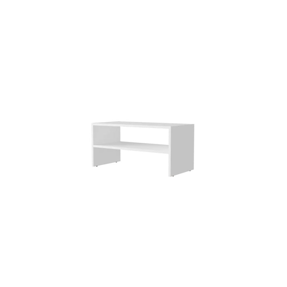 White 2-Shelf Shoe Rack,White Melamine Furniture Bedroom Bedroom ...