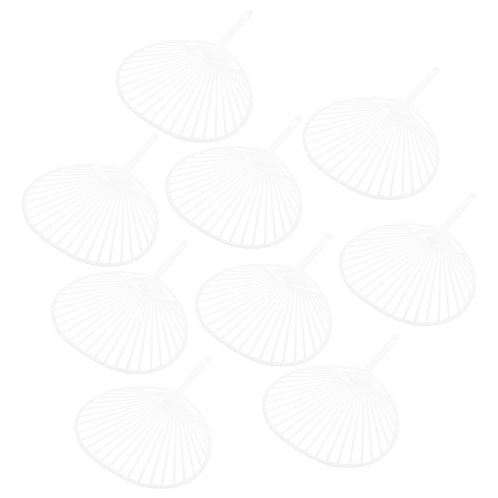 20pcs Plastic Fan Frame Handcraft Hand Fan Diy Frame Unfinished Fan ...