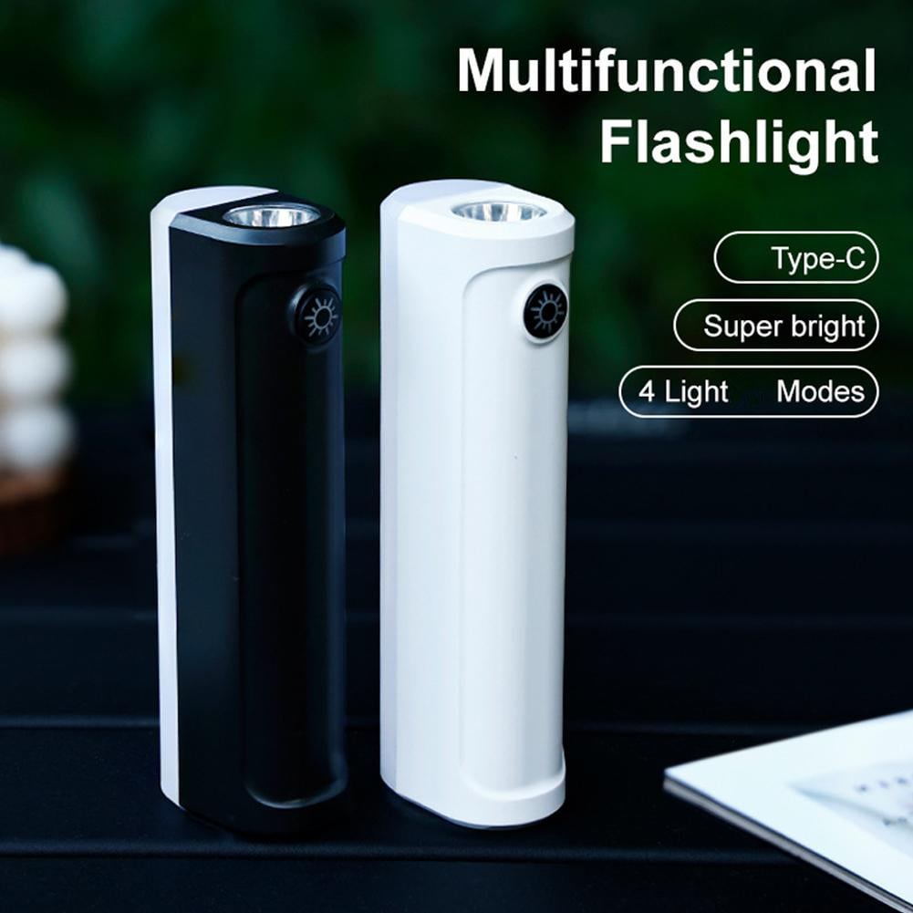 White 2025 new mini flashlight strong light rechargeable super bright ...