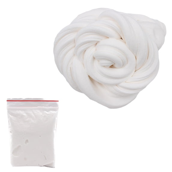 White 20G Solid Color Butter Clay White Stretchy Diy Sensory Putty ...