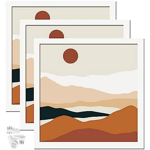 White 20x20 Picture Frame Set of 3, High Transparent Frame for 20 By 20 ...