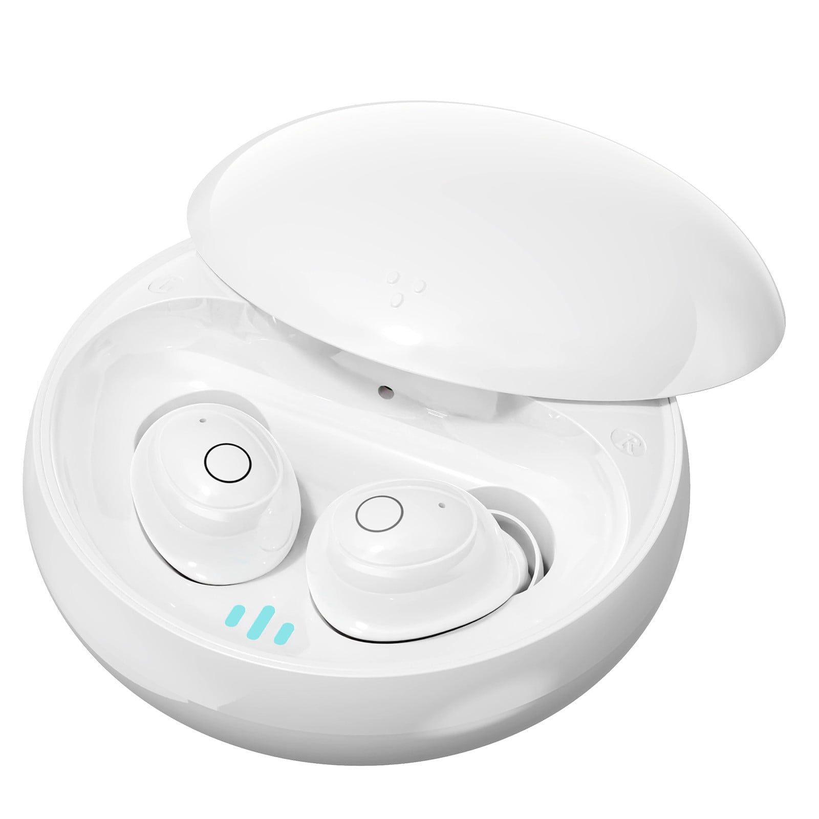 White 2Pc True Wireless Mini In Ear Bluetooth Earphones With Surround ...