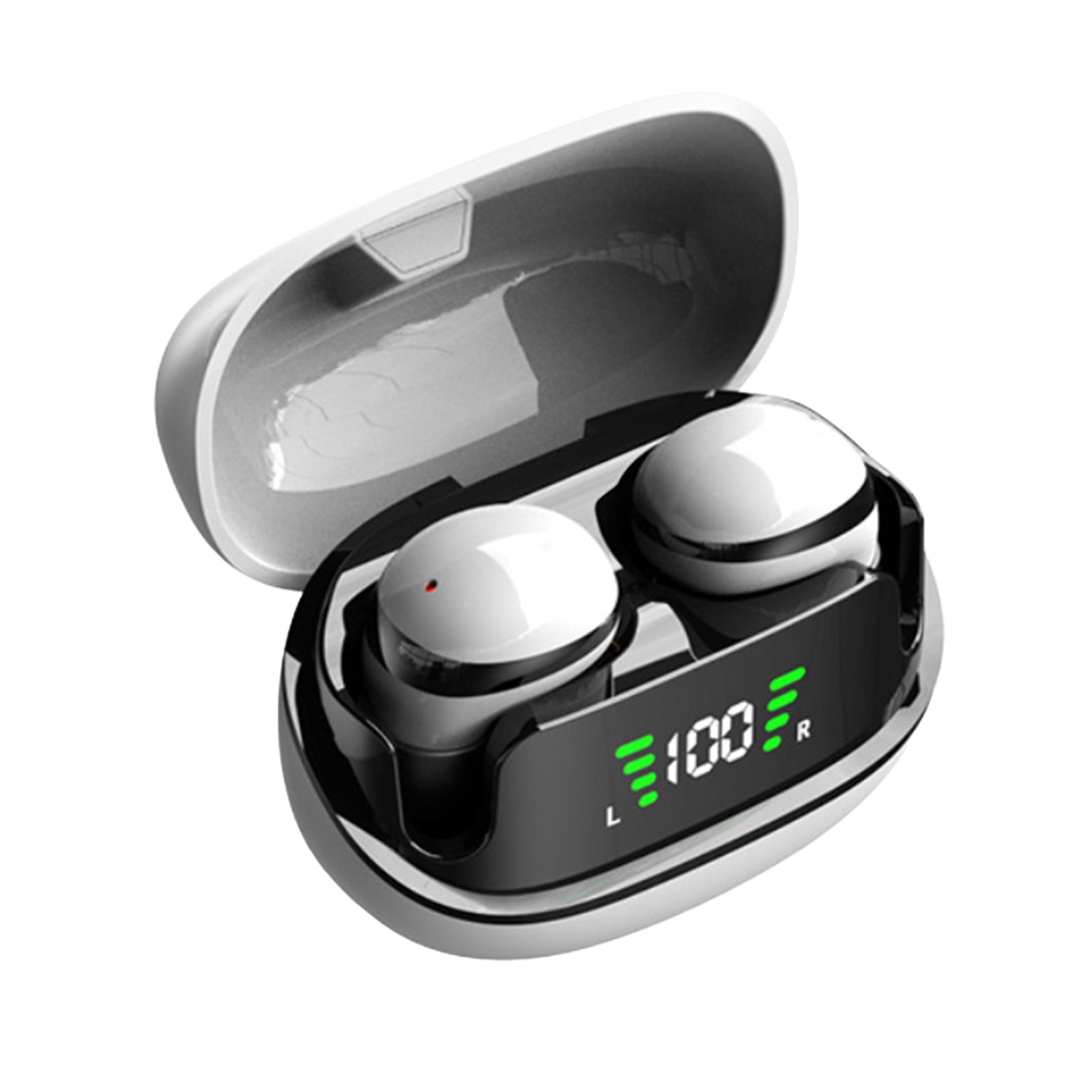White 2Pc True Wireless Mini In Ear Bluetooth Earphones With Surround ...