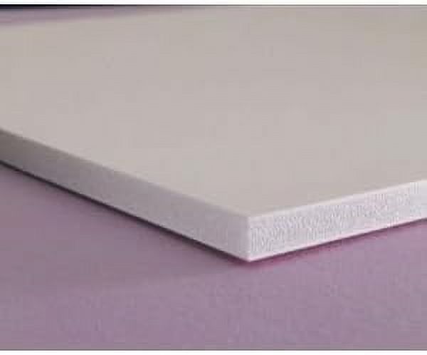 White 3/16" Foam Board, 32"X40", 25 , Polystyrene, White, Wall Mount ...