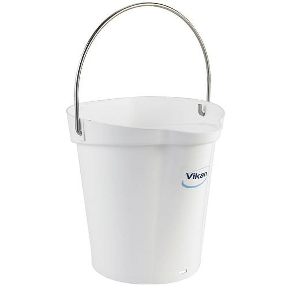 White - 3-Gallon Flat-Sided Pail - Walmart.com