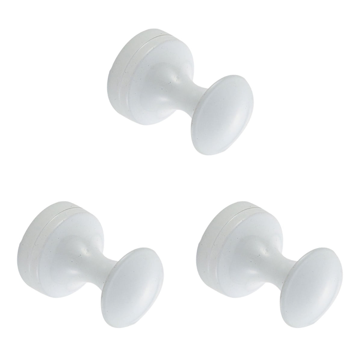 White 3 PC Hook Brass Coat Hooks Decorative Wall Wall-mounted - Walmart.com