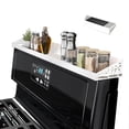 White 30 Inch Stove Top Spice Rack Seasoning Organizer Kitchen Storage ...