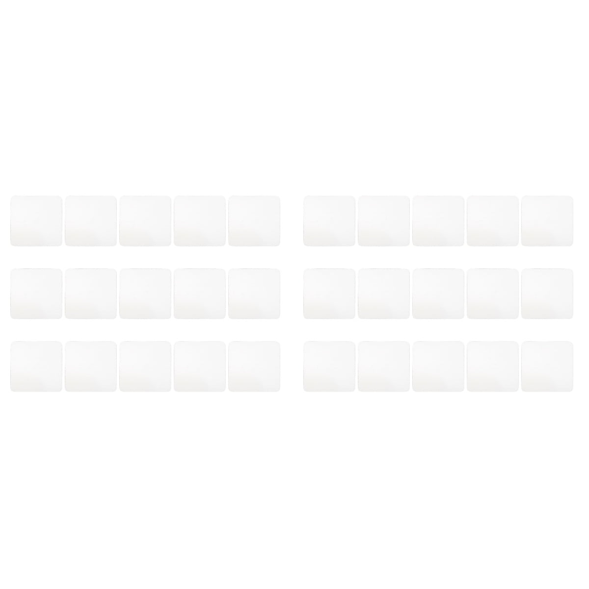 White 30 Pcs Non Slip Rug Pads Nano Tape Rubber Mat Skid Rugs Carpet ...