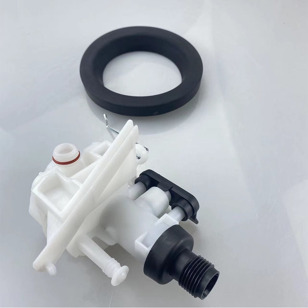 White 31705 RV Toilet Valve Replacement Kit Compatible with High and ...
