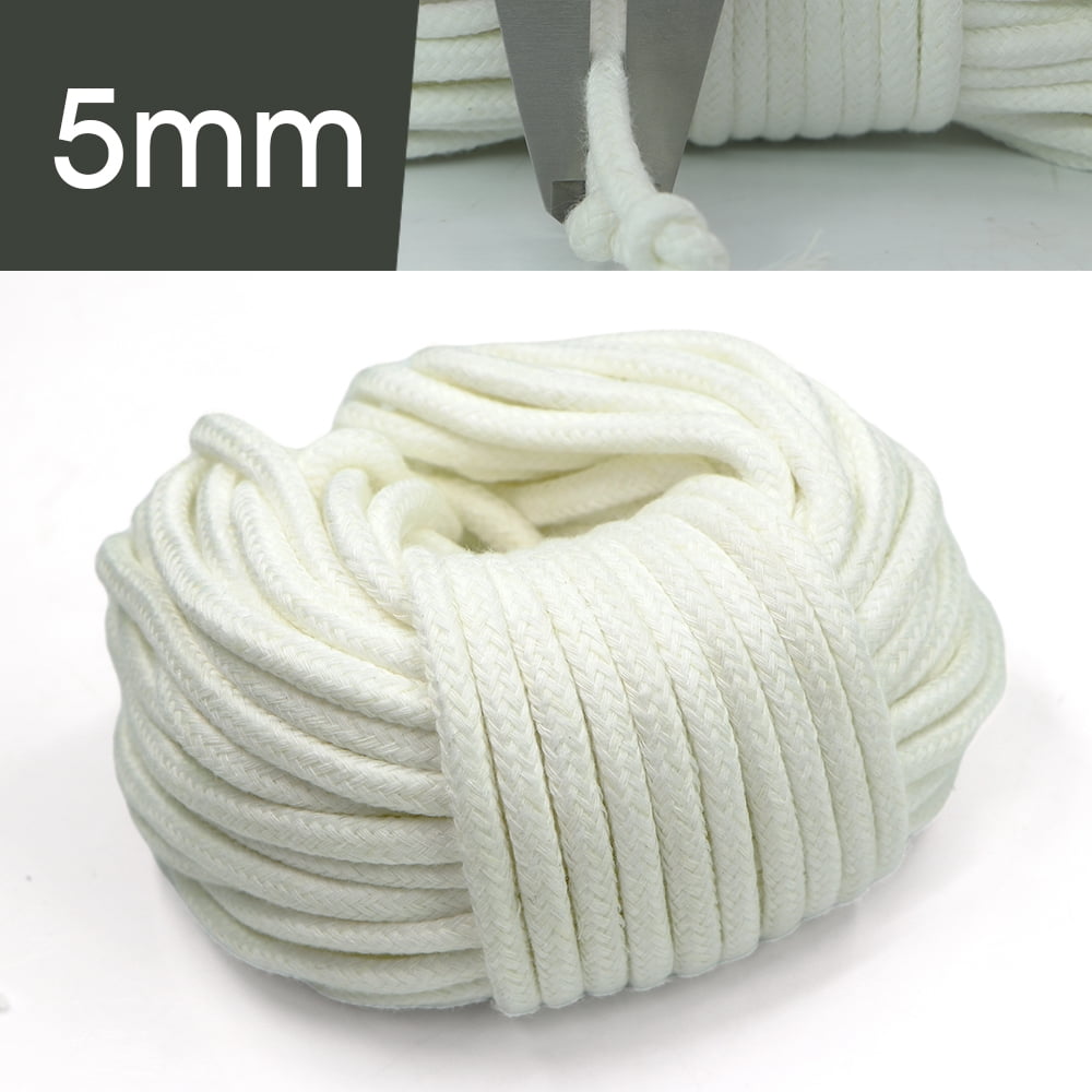 White 4/5/6mm Potted Water Absorbent Polyester Rope Self Watering Wick ...